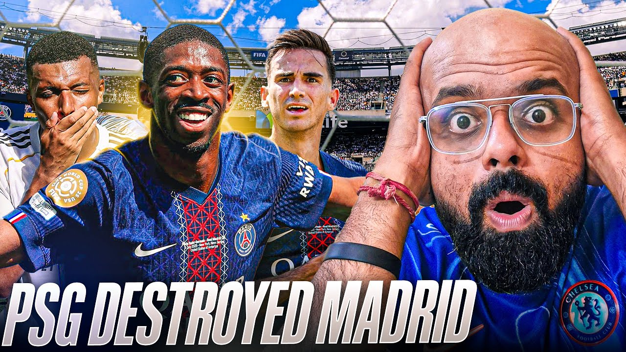 PSG destroy Real Madrid to reach the Club World Cup Final | PSG 4-0 Real Madrid - YouTube