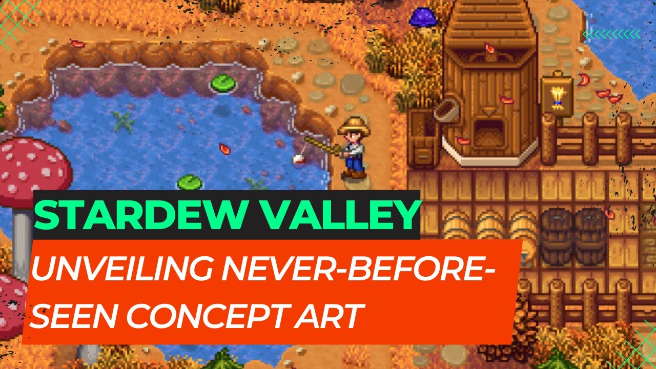 Unveiling Never-Before-Seen Concept Art of Stardew Valley by Creator ...