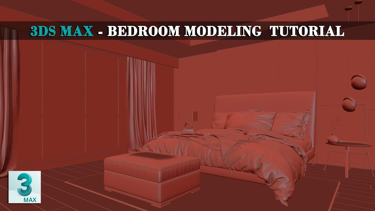 3Ds Max - Bedroom Modeling Tutorial || Arch Viz By Dino - YouTube