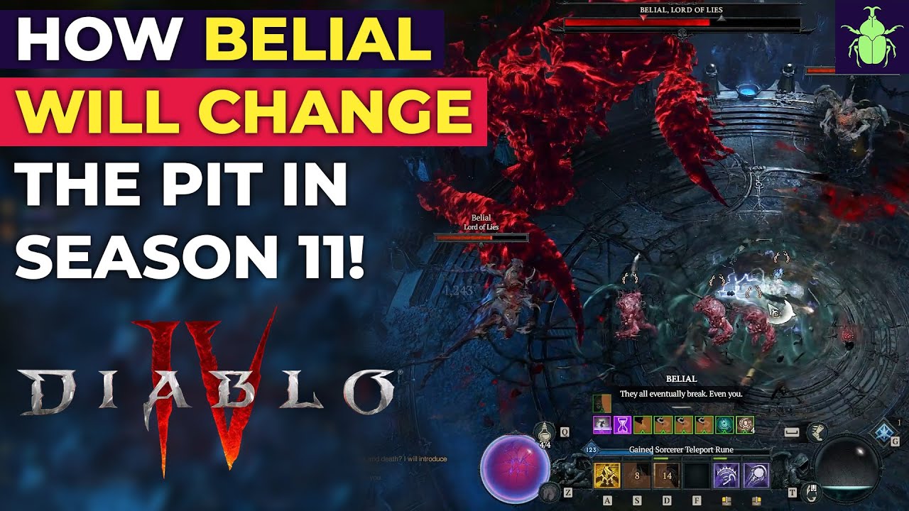 Diablo 4: How Belial Will Change The Pit in Season 11! Major Changes ...