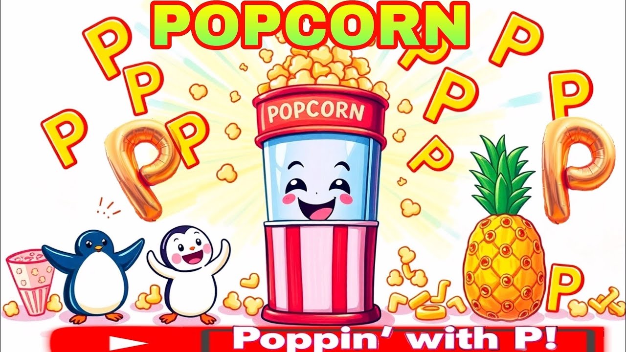 Pop Goes the Letter P- Fun Popcorn Party! I The Misadventures of Letter ...