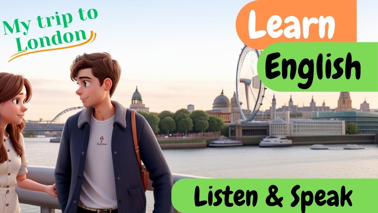 My Trip To London| Learn English Through Story| Improve Your Listening ...