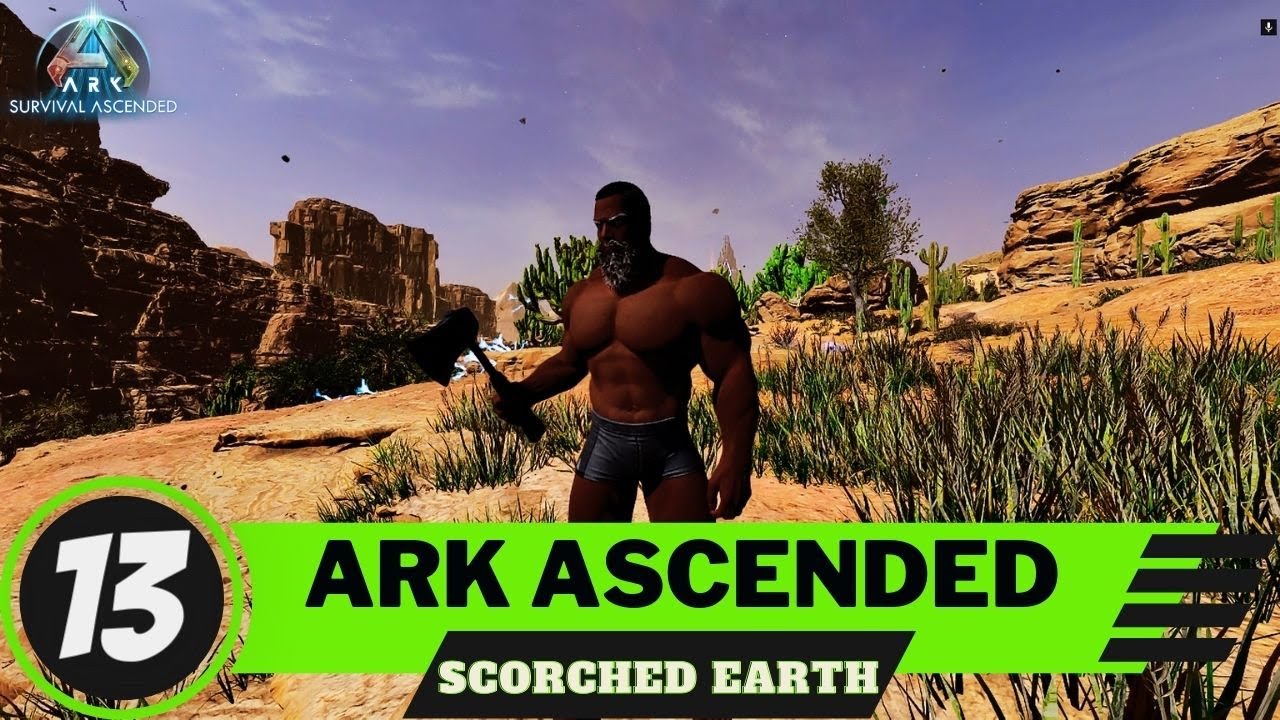 ARK SURVIVAL ASCENDED (SCORCHED EARTH) 13 - A procura de um servidor ...