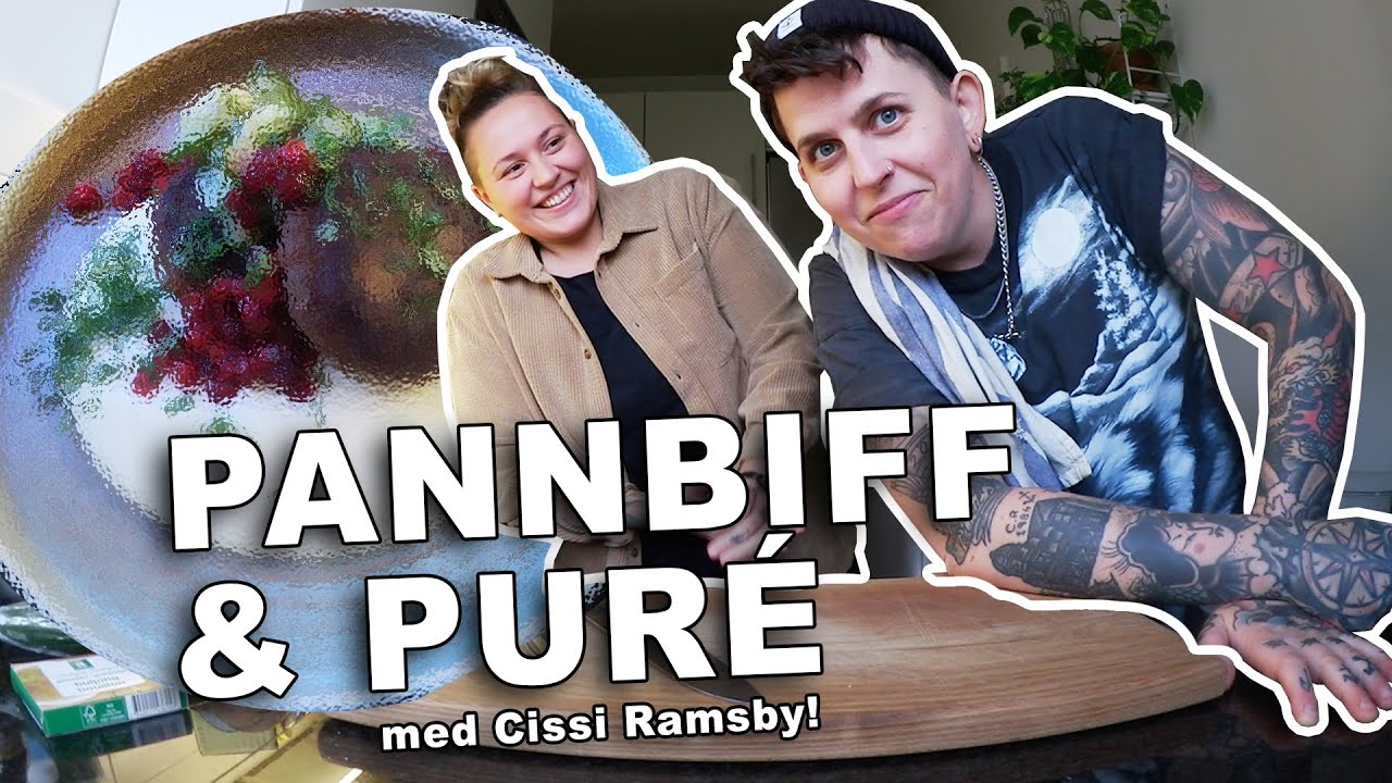 Trevlig vegetarisk pannbiff & potatispuré med Cissi Ramsby | Rårörda ...