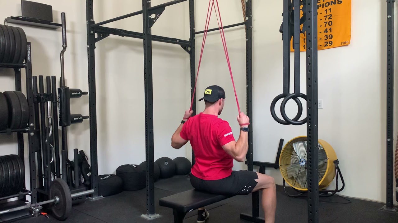 Banded Lat Pull Down - YouTube