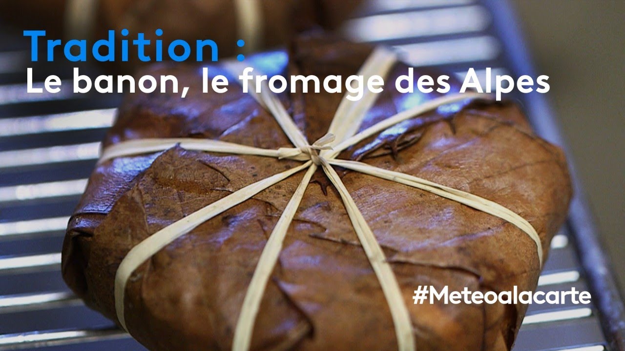 Tradition : le banon, le fromage des Alpes - YouTube