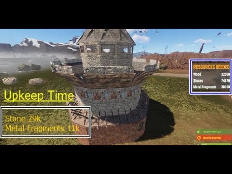 Rust Base Yapımı / Rust Mega Clan Base Design / Unraidable Base Design ...