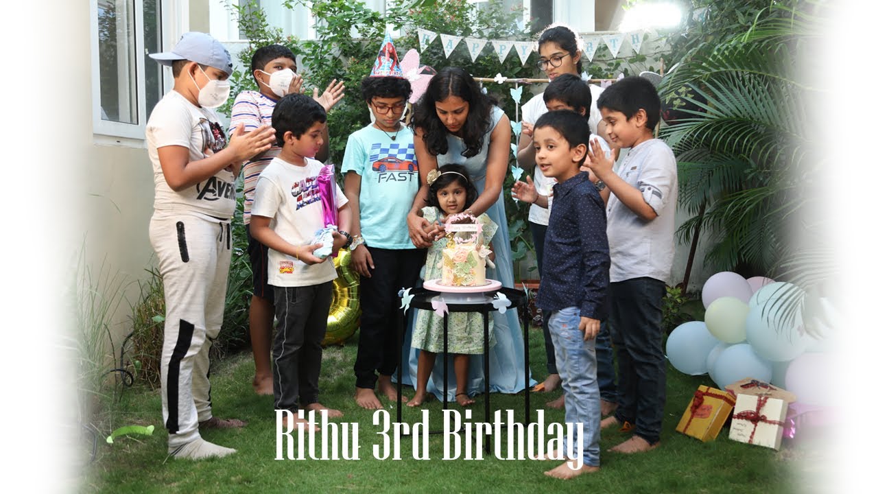 Rethu Third Birthday - YouTube