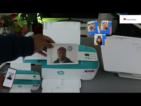 HP Deskjet Loading A4 Paper And Glossy 4x6 Photo Paper and Print a ...
