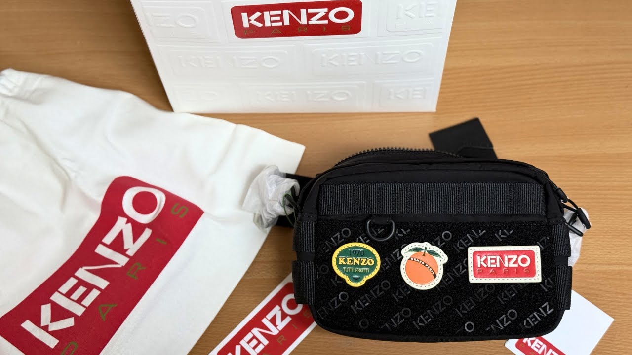 KENZO SHOULDER BAG UNBOXING - YouTube