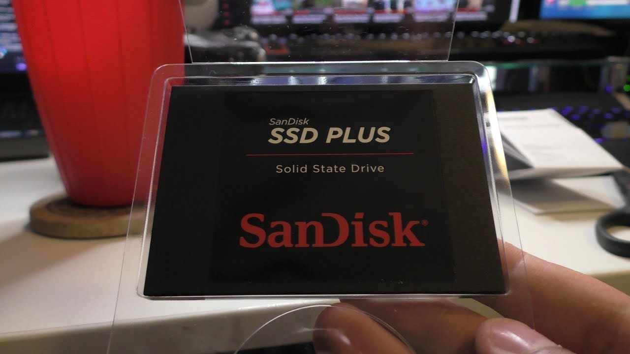 SanDisk SSD PLUS 480GB Unboxing - YouTube