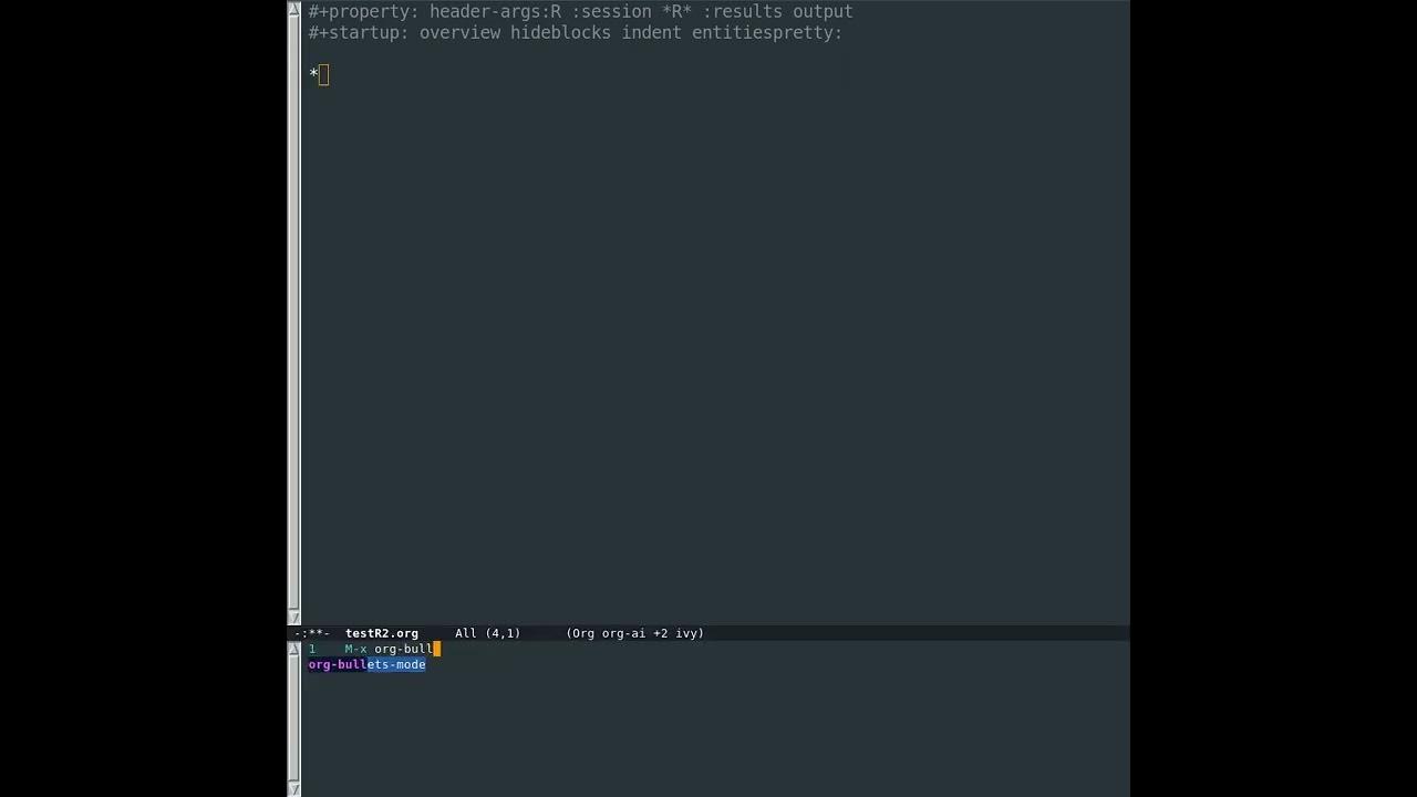 First literate R program with Emacs + Org-mode - YouTube