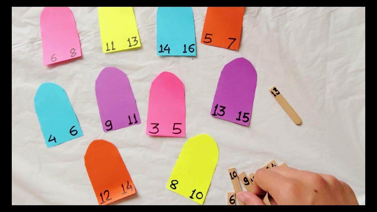 Learning Activities With Popsicle Sticks | Popsicle Stick Math Game ...