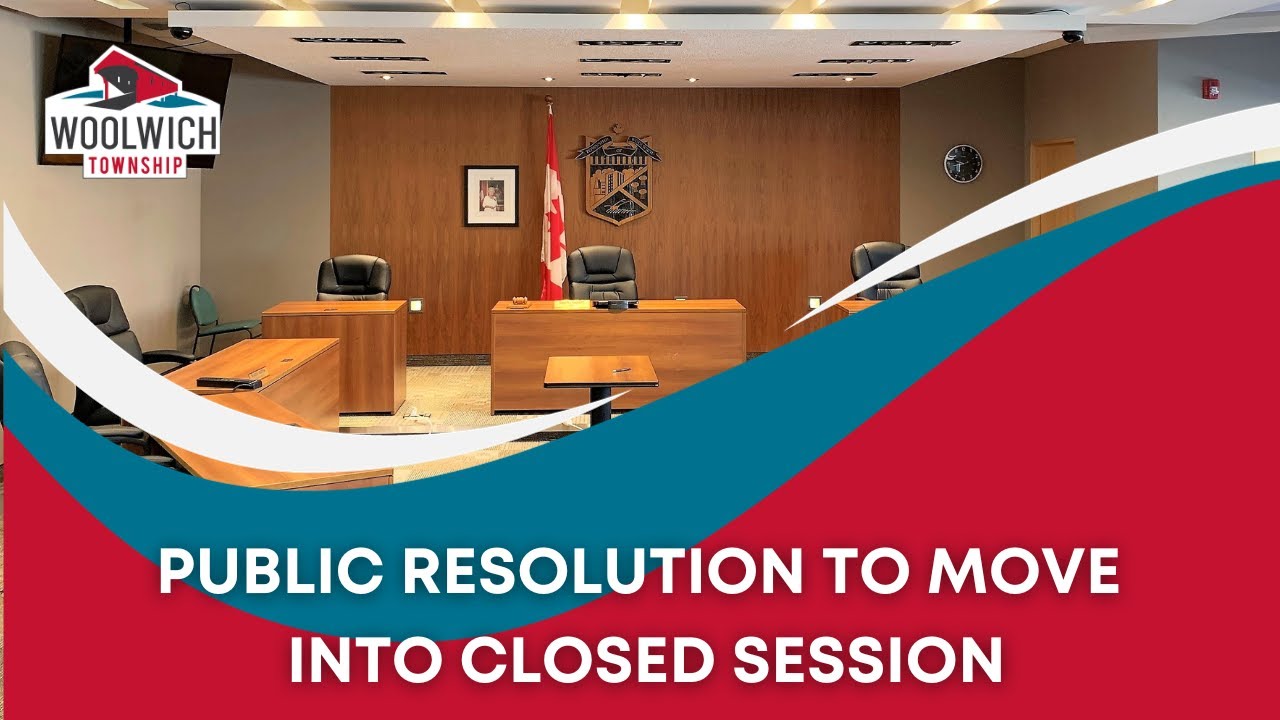 Public Resolution to Move into Closed Session - October 24, 2023 - YouTube