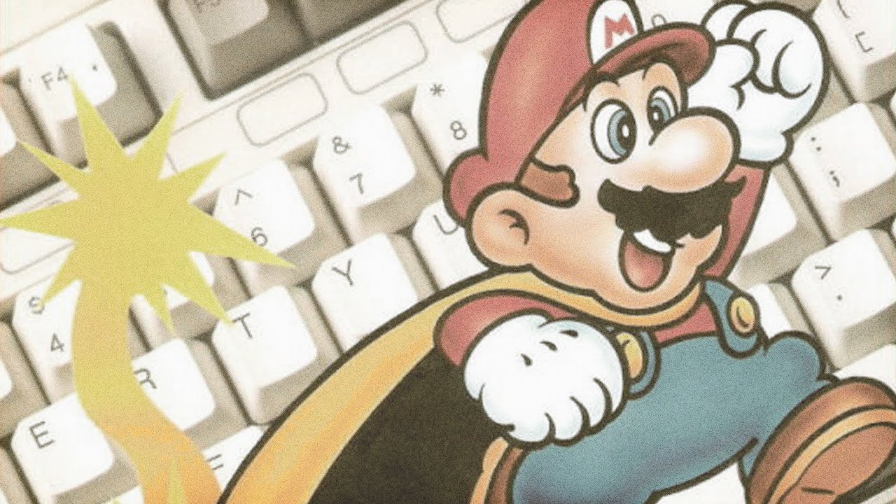 Mario Teaches Typing ~ ms-dos - YouTube
