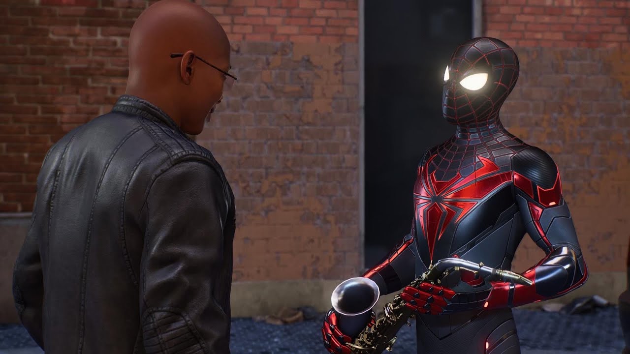 Miles Tries To Find The Stolen Instruments With The Advanced Tech Suit ...