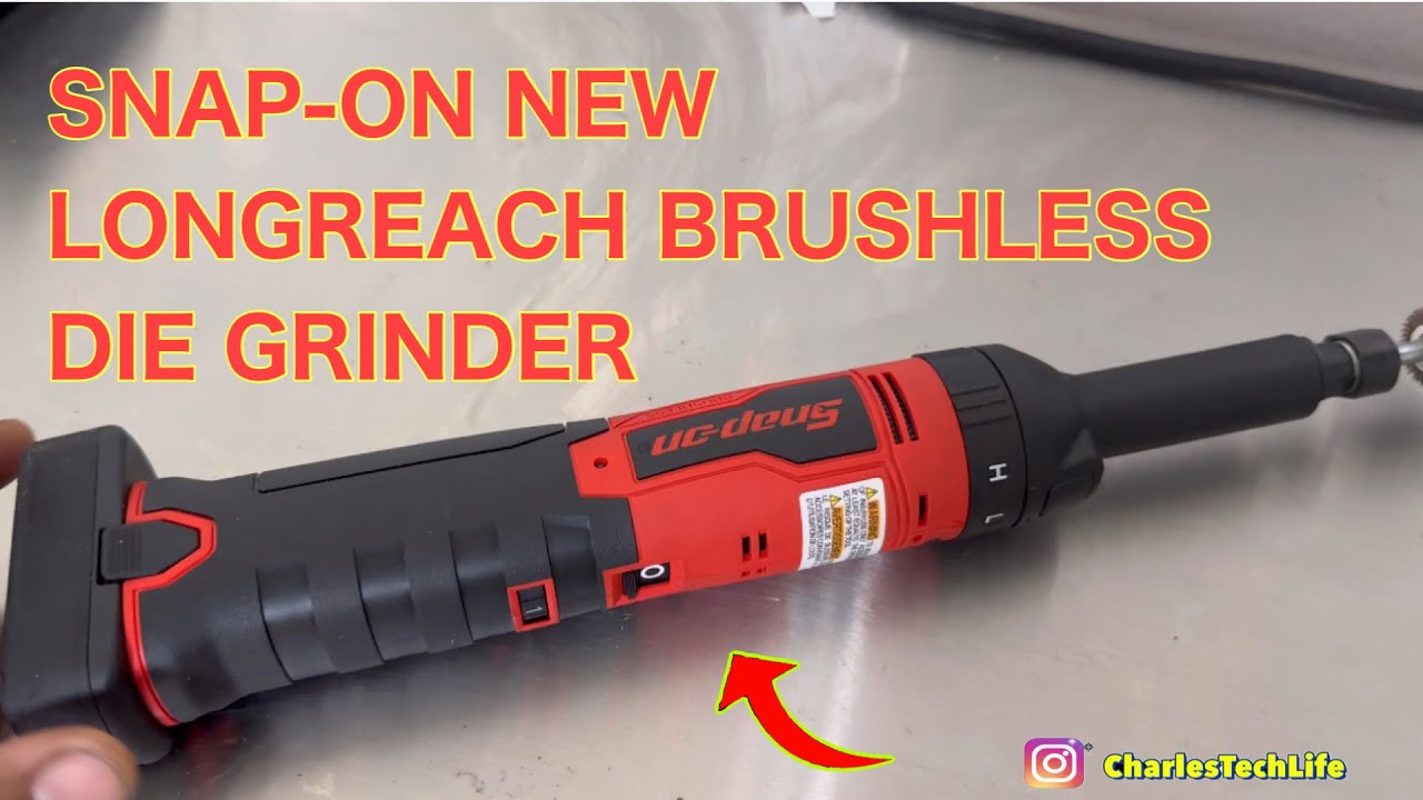 Snap-On’s New Long Reach In-line Die grinder! 7 speeds High and Low! # ...