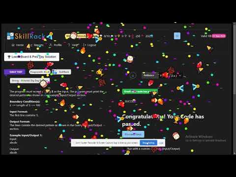 SKILLRACK|DAILY TEST|15/10/2023|PYTHON|skillrack daily challenge today ...