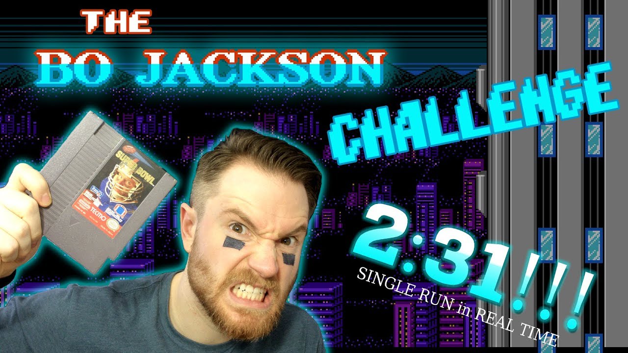 The Bo Jackson Challenge for Tecmo Super Bowl (Full Video) - YouTube