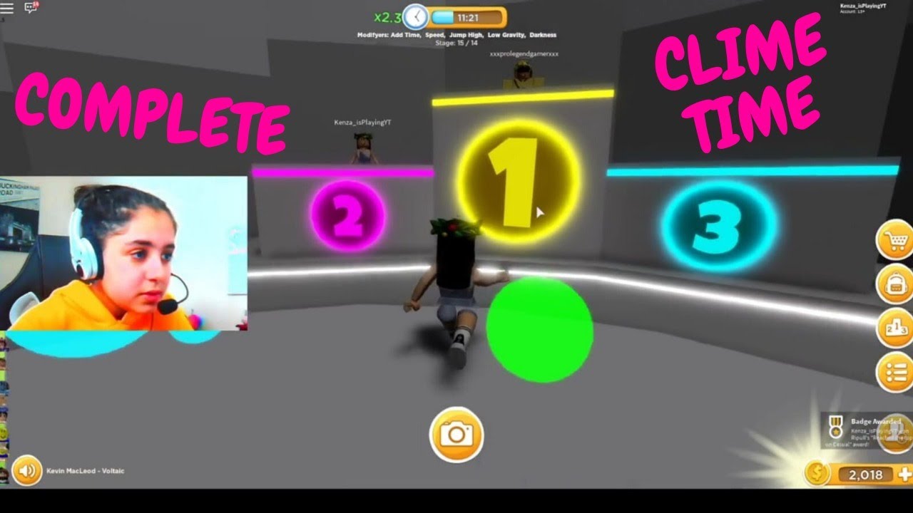 TRYING TO COMPLETE CLIME TIME....(ROBLOX) - YouTube