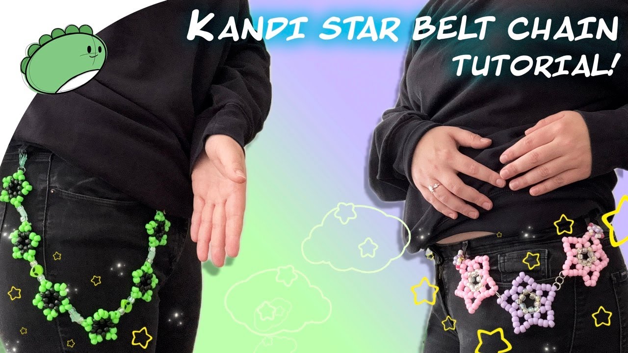 Kandi Star Chain Tutorial! - YouTube