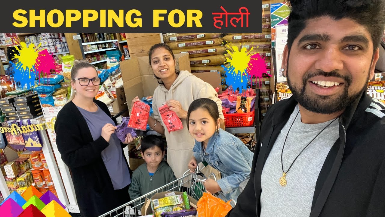 HOLI SHOPPING IN AUSTRALIA | LOVLEEN VATS & COURTNEY VATS - YouTube