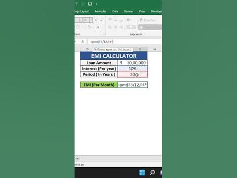 How to calculate emi - YouTube