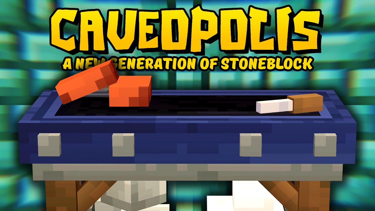 Minecraft Caveopolis | THE NEW CHISEL? BASE OVERHAUL! #7 [Modded ...