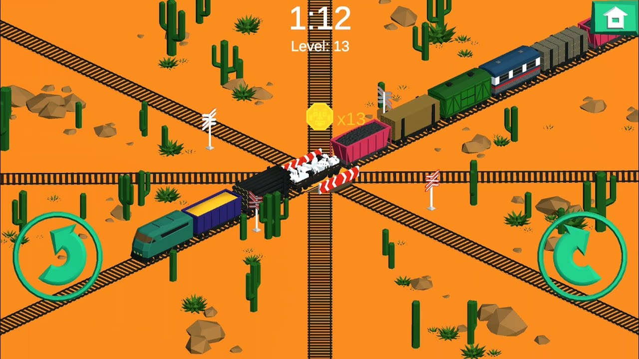 Train Track Crossing Game | Train Smash Hit | Android Gameplay #859 ...