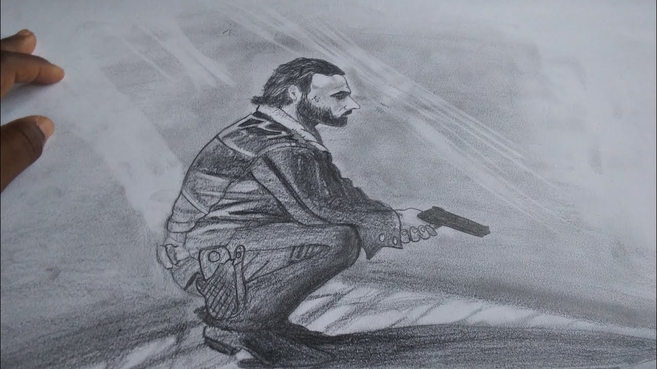 Drawing Rick Grimes || From the Walking Dead - YouTube