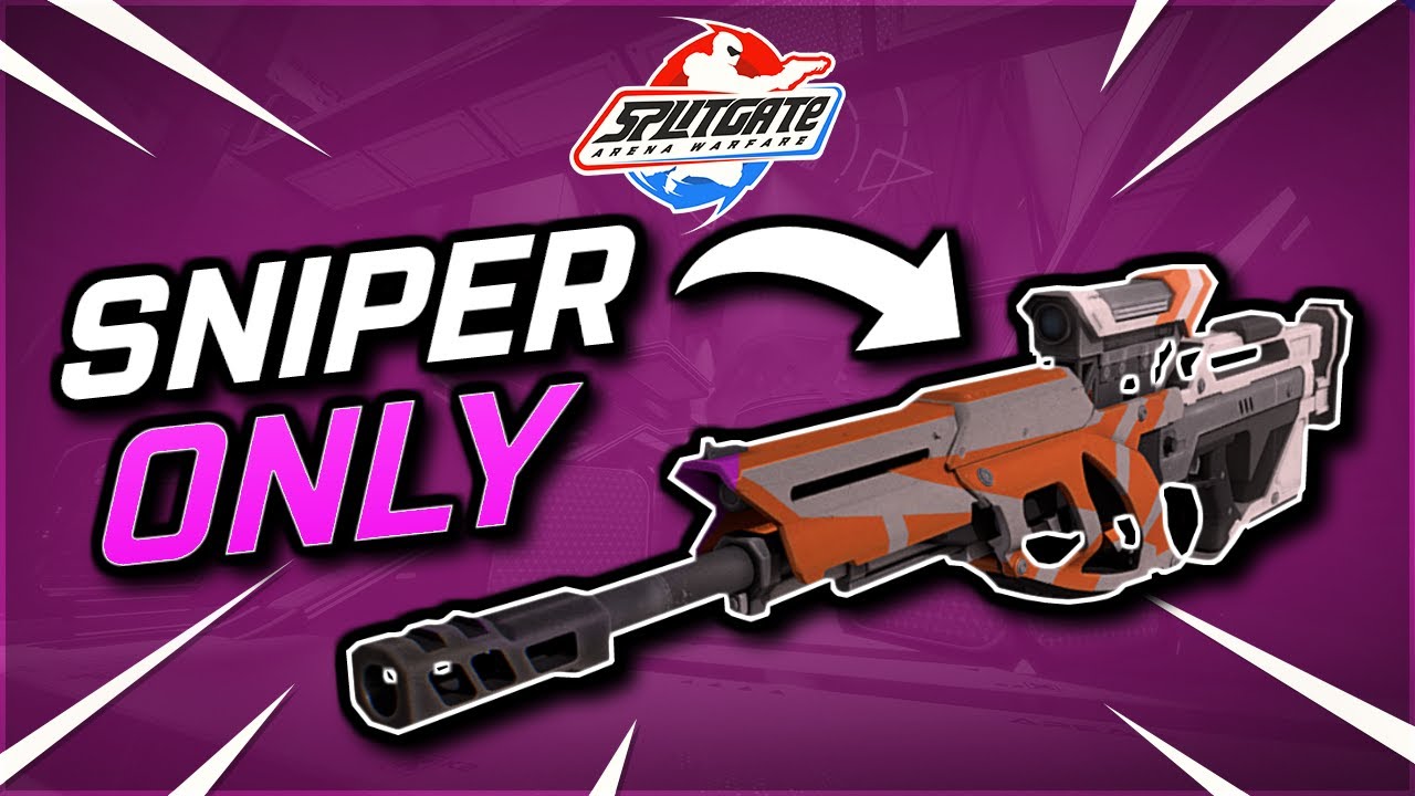 SNIPER ONLY CUSTOM GAMES | Splitgate: Arena Warfare - YouTube