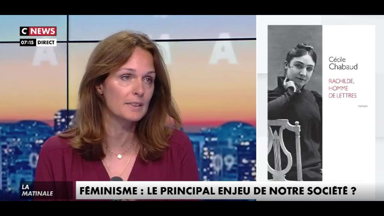 Cécile Chabaud nous parle de "Rachilde" et "Prof!" sur C NEWS - YouTube