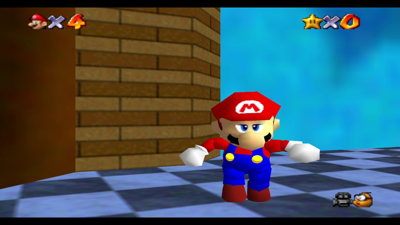 SM64 - Backwards Long Jump Cheat Gameplay - YouTube