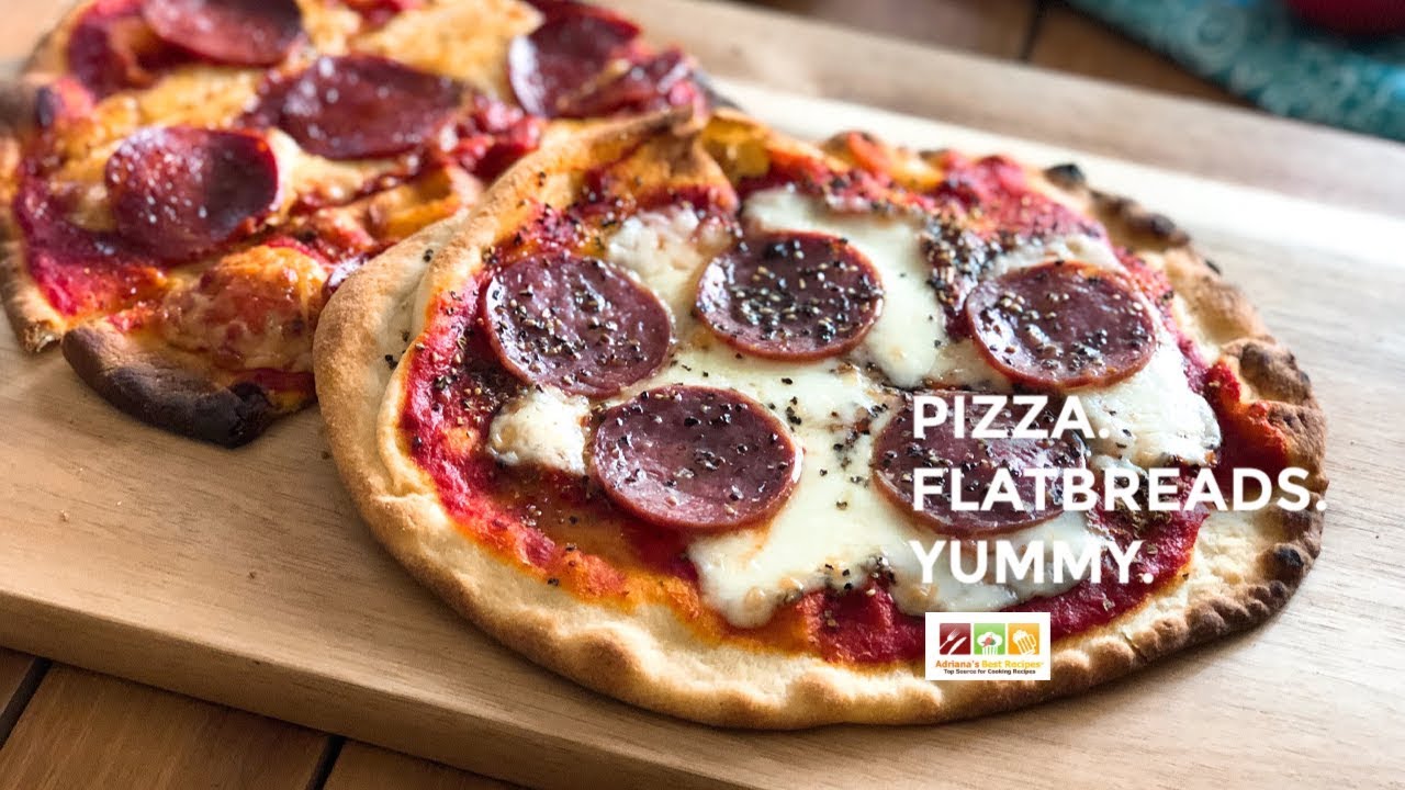 European Cold Cuts Pizza Flatbreads - YouTube