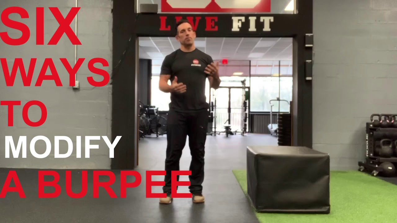 6 ways to perform and modify a Burpee - YouTube