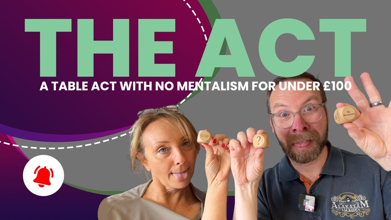 The Act | Create a TABLE act with NO MENTALISM for UNDER £100!!! - YouTube