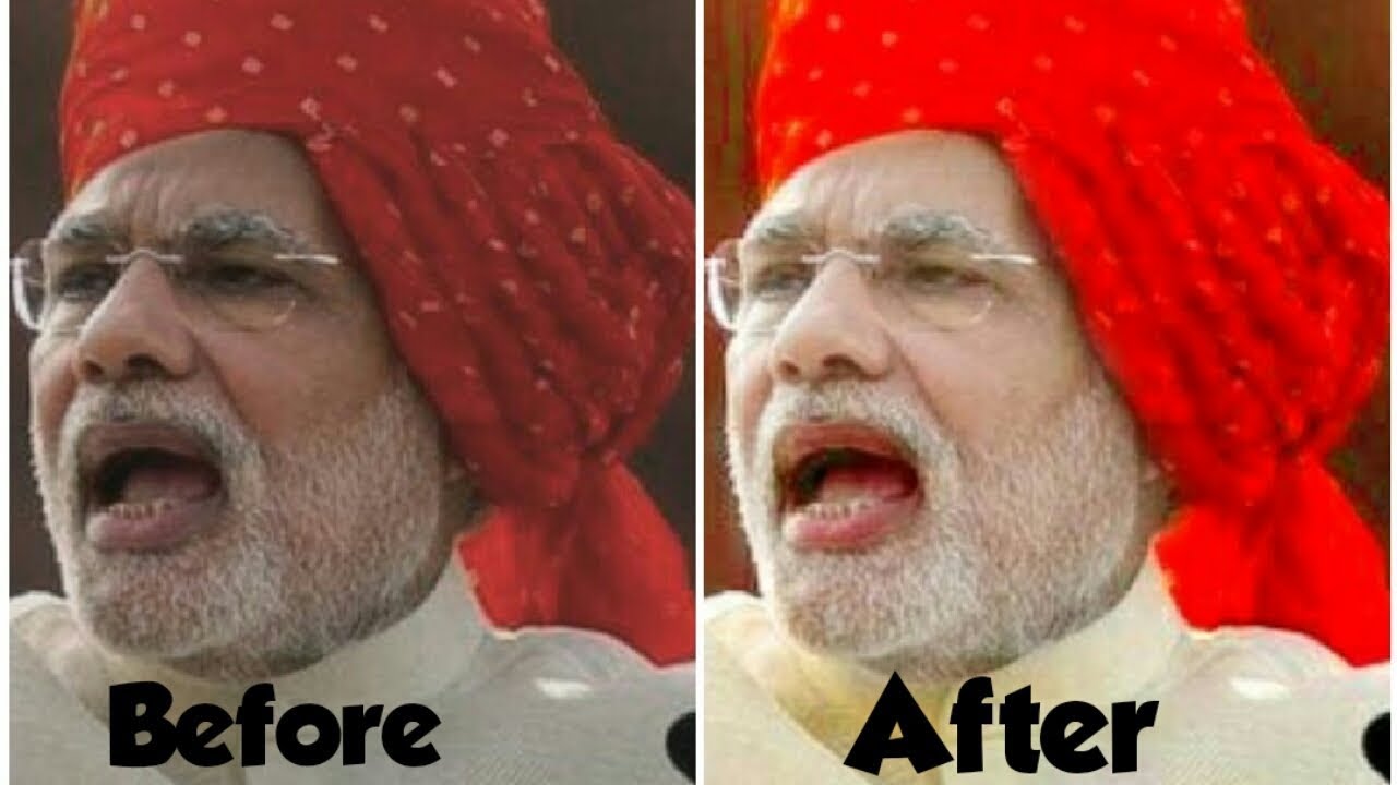 PM Modi Photo Editing | Easy Steps - YouTube