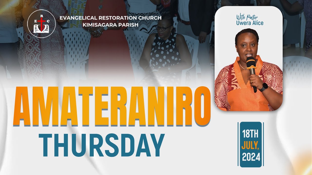 THURSDAY EVENING SERVICE 18/07/2024 with Pastor UWERA Alice - YouTube