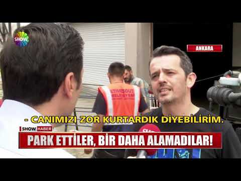 Park ettiler, bir daha alamadılar!