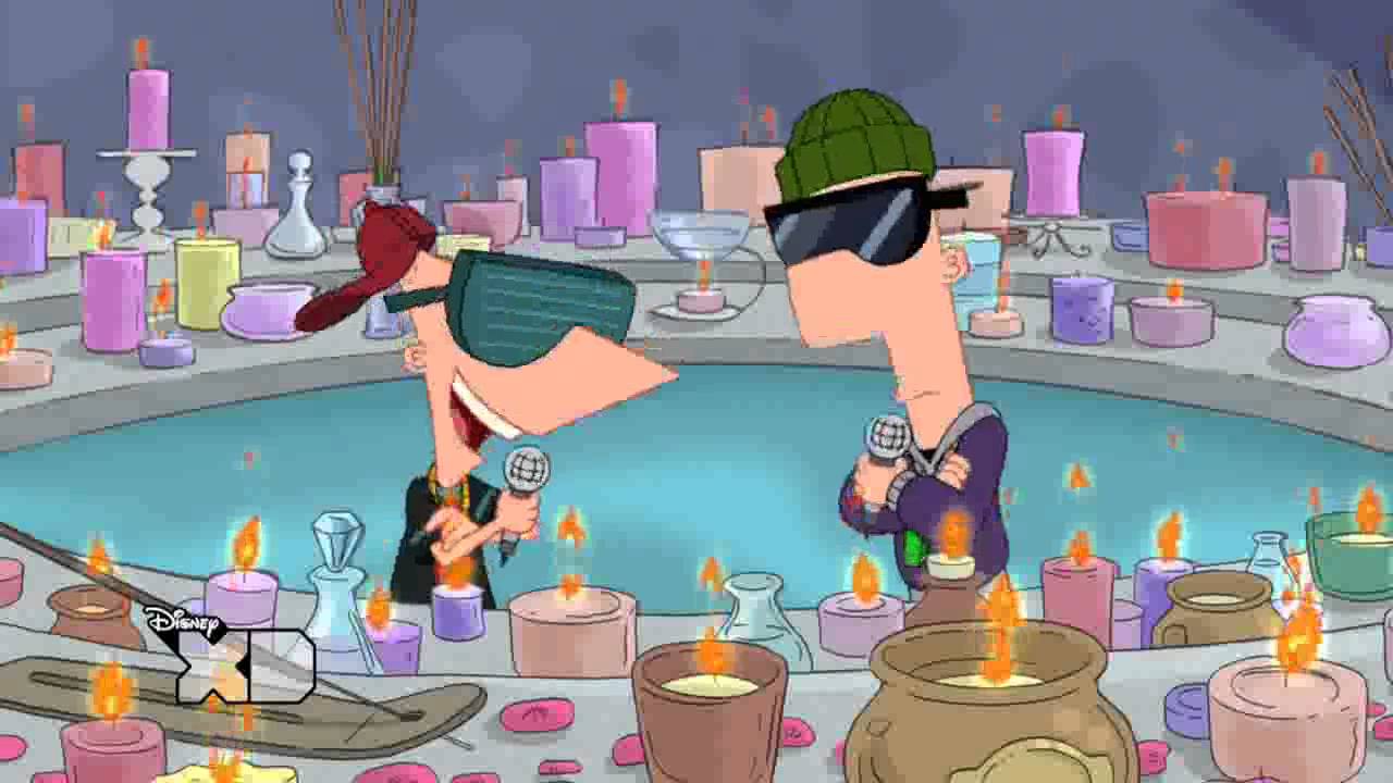 Phineas and Ferb Spa day Song HD - YouTube