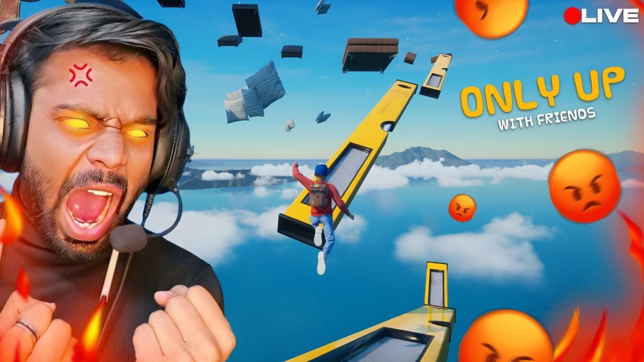 Playing Only Up with Friends | Live Stream | THE GOD GAMING #1 - YouTube