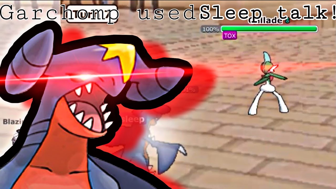 Sleep talk Garchomp goes insane! - Pokemon Showdown - YouTube