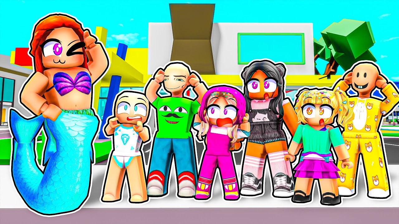 DAYCARE KIDS MEET ARIEL THE CRAZY LITTLE MERMAID| Roblox | Brookhaven 🏡 ...