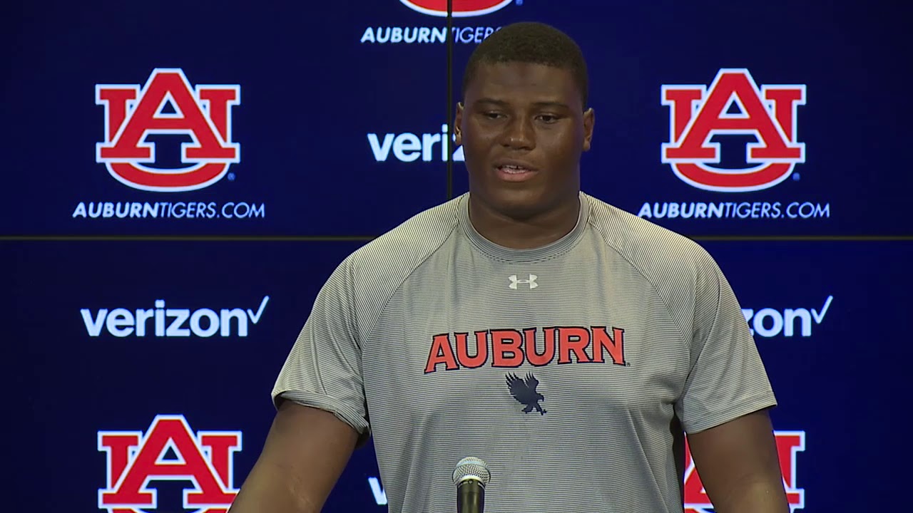Interview | Auburn DL Derrick Brown (Nov.5) - YouTube