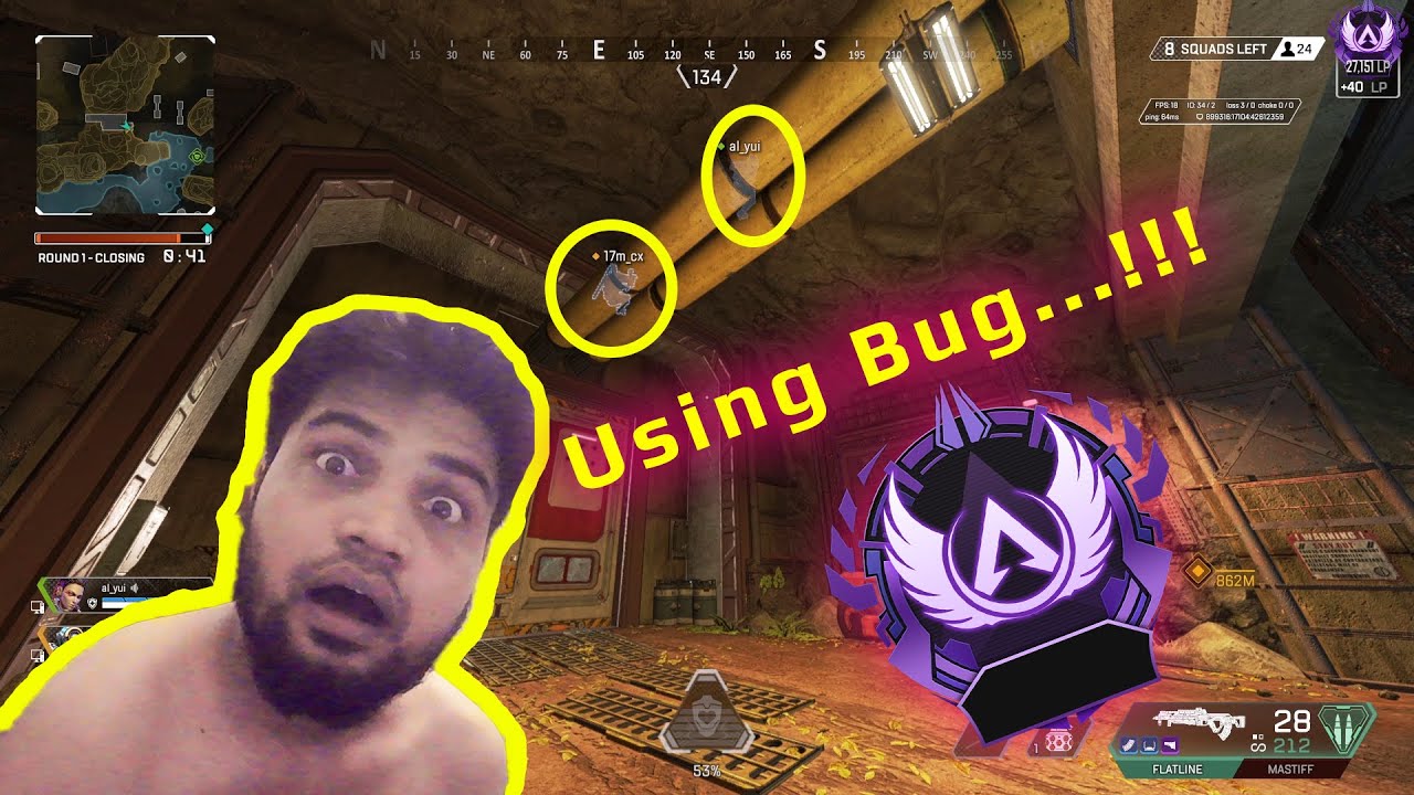 Apex Legends season 17 bugs | My Teammates using bugs apex legends ...
