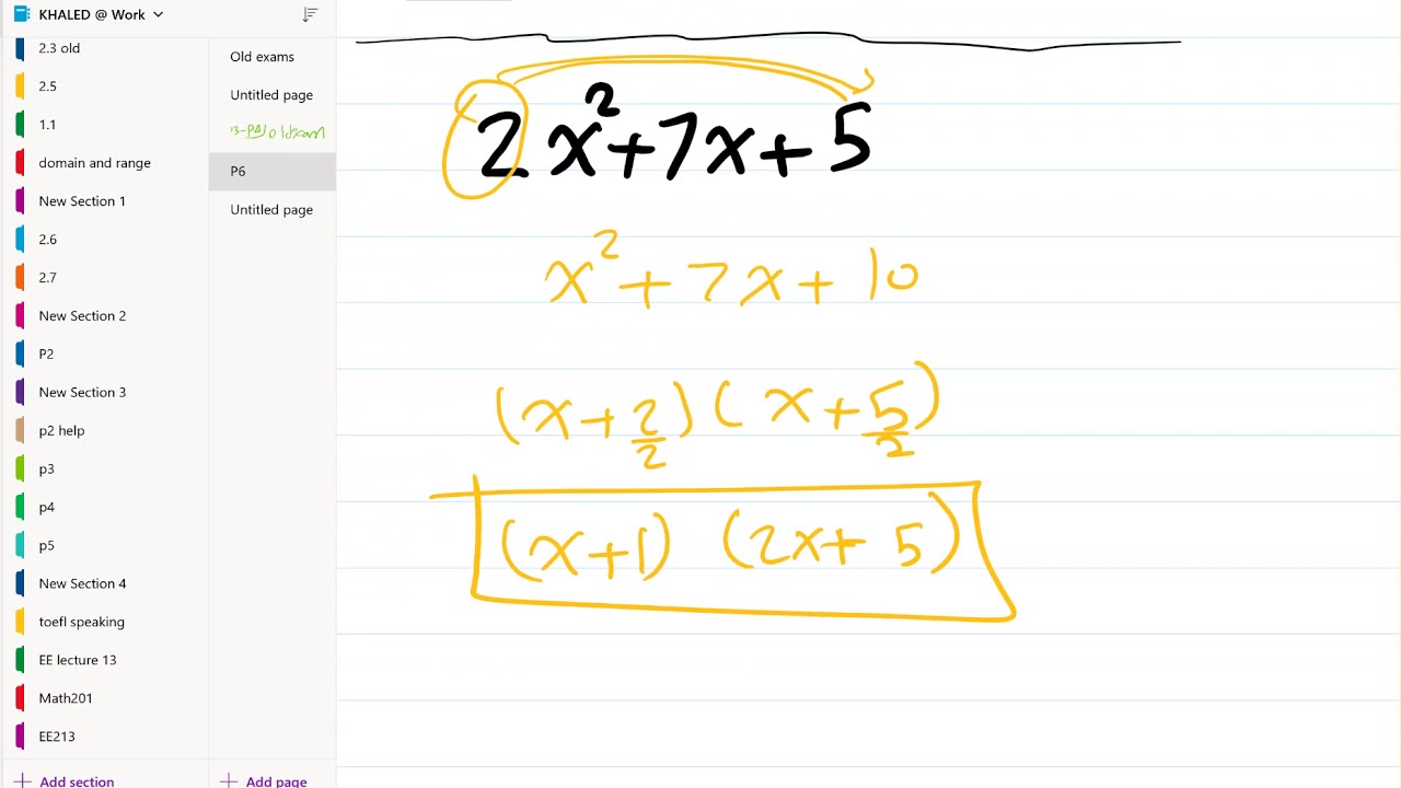 MATH 001 - P6 FACTORING - INTRODUCTION - YouTube