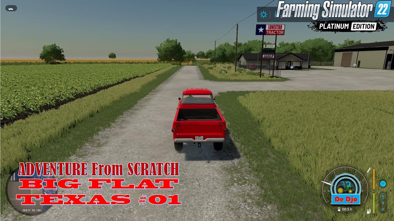 FS22 Big Flat TEXAS || Tour Maps & Collect Toy || Timelapse eps. 01 ...