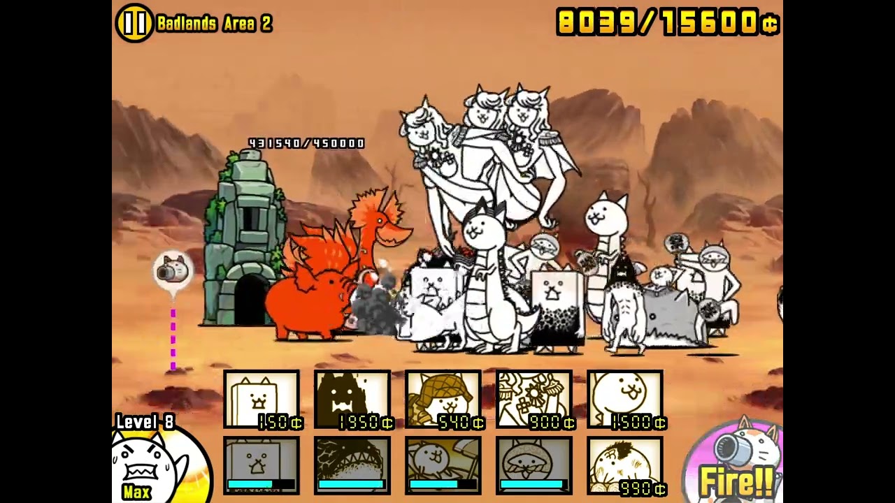 Battle Cats - Ashvini Desert - Badlands Area 2 (CC) - YouTube