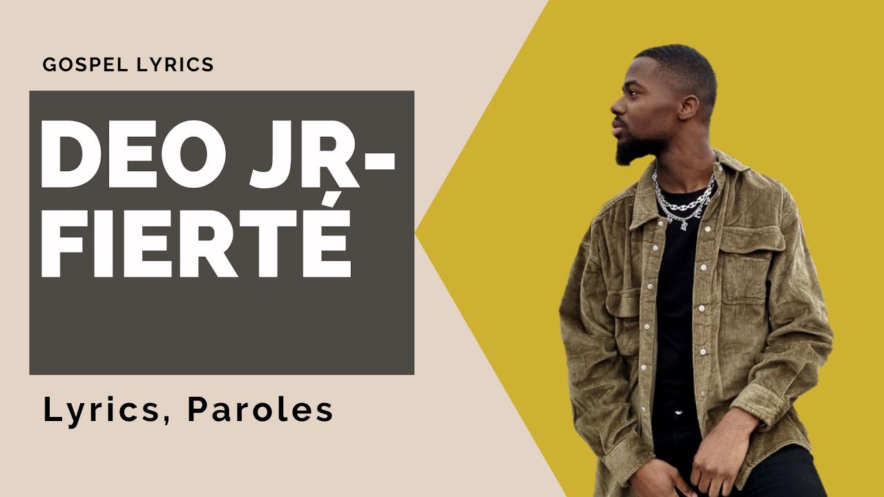 DEO JR - FIERTÉ (Paroles) - YouTube