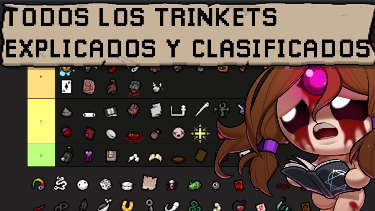 La Tier list de trinkets | Isaac Repentance - YouTube